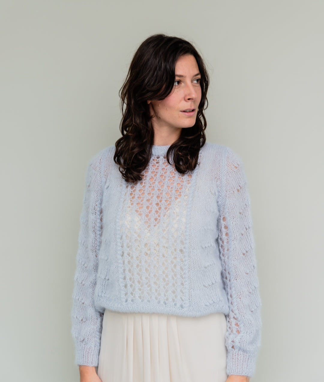 Gisèle Pull – Advanced Knitting Kit in Petit Mohair – BettaKnit