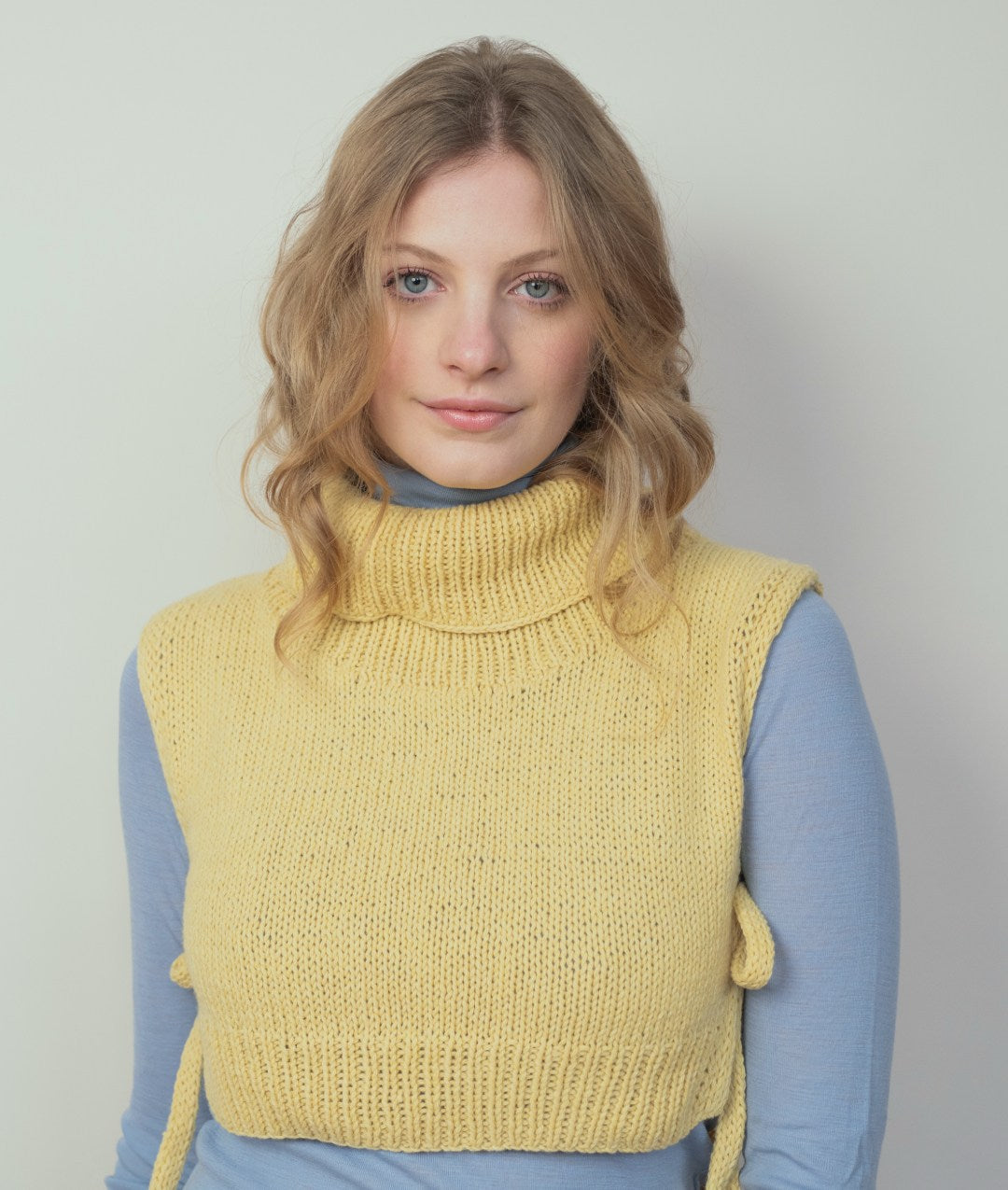 Tamara Vest Knitting Kit | Easy Recycled Cashmere Vest with Straight ...