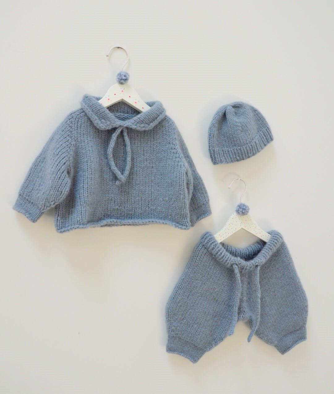 Teddy Bear Set Knitting Kit | Baby Outfit in Puff Cashmere – BettaKnit